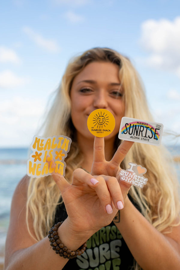 SHACK LOVE STICKER PACK 💛🏄🏽☀️ - Sunrise Shack