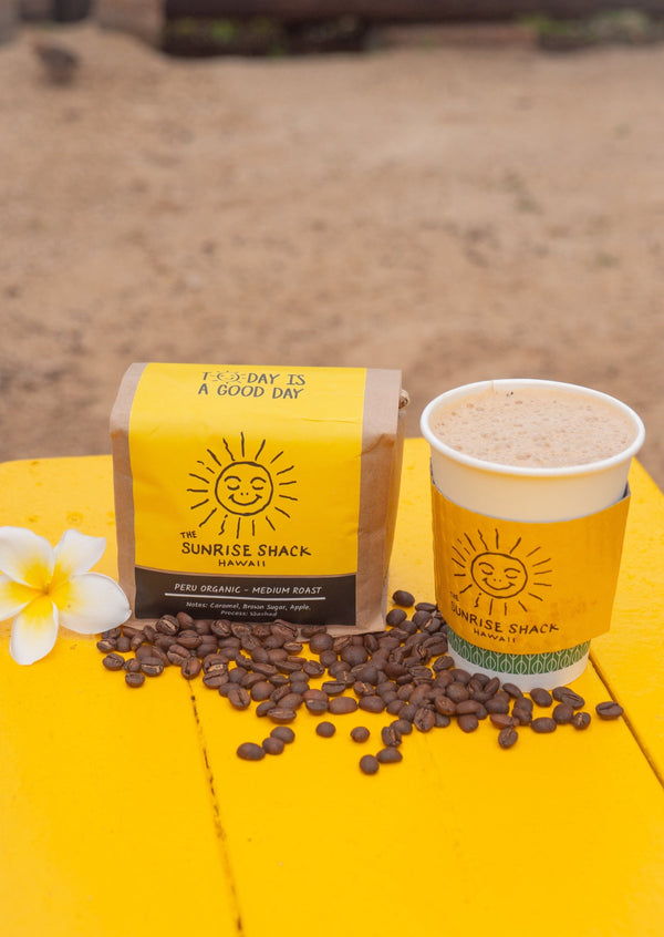 "SUNRISE SHACK" ORGANIC WHOLE BEAN COFFEE - Sunrise Shack